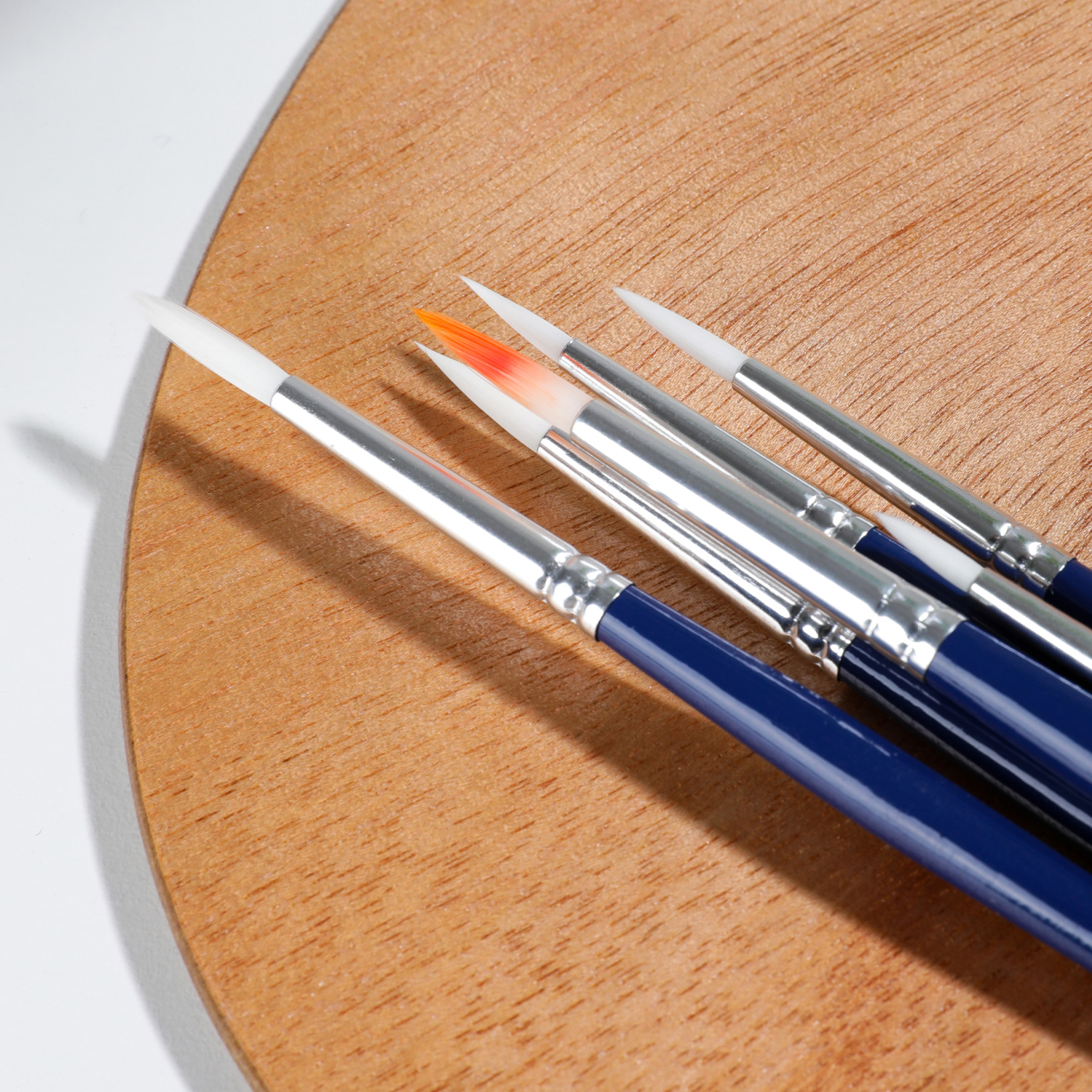 Кисть синтетика "Finenolo" C281-6 жесткая синтетика круглая длинная ...