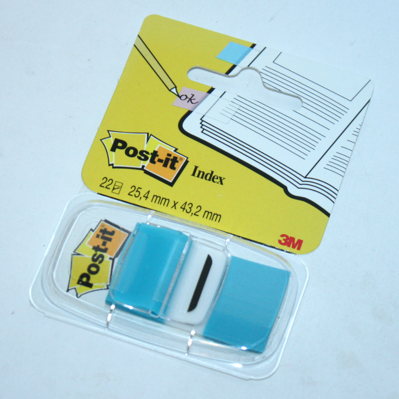 "3M" Post-it® закладки 22 шт. синие 680-BB-LRU купить за 65,00 ₽ в ...