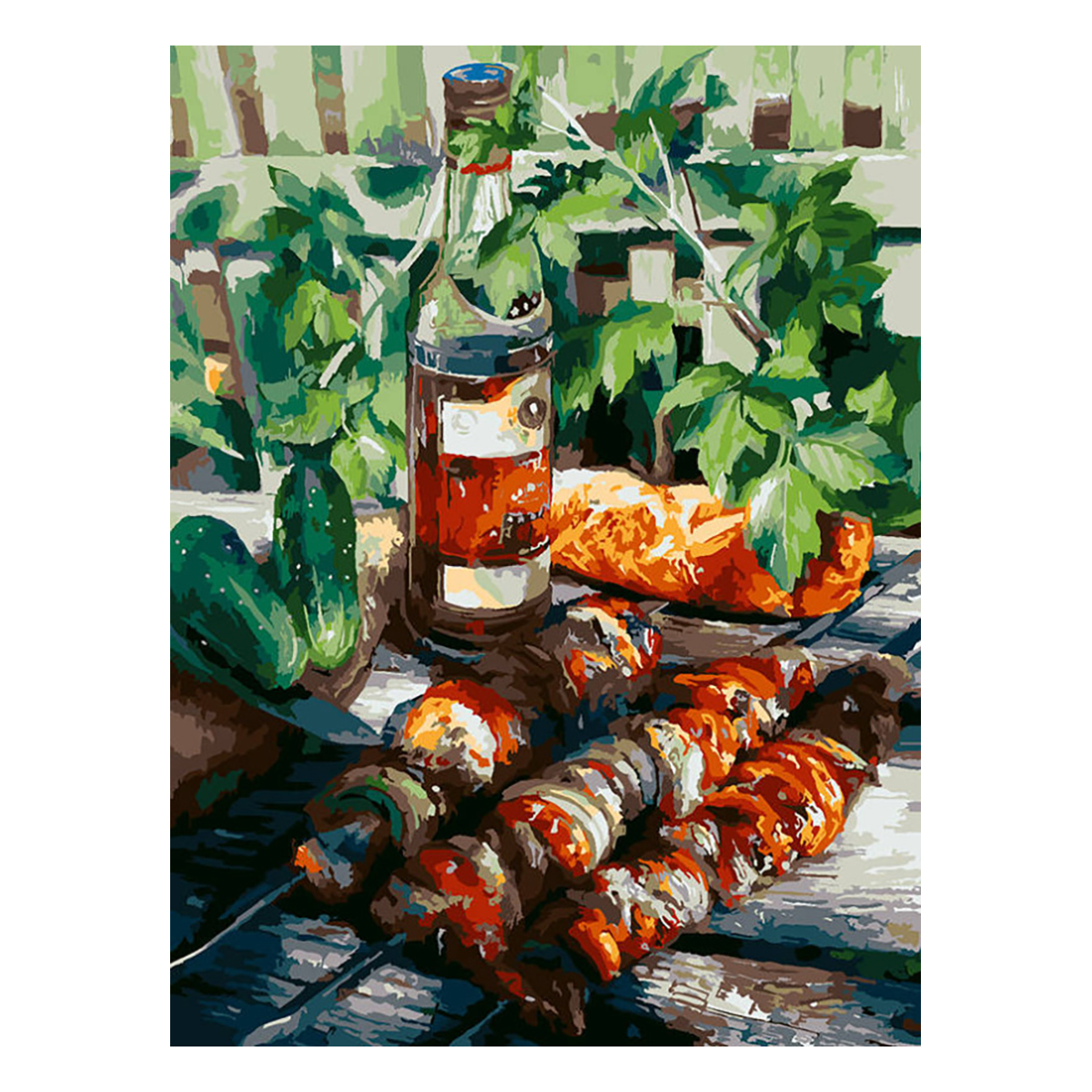 "Белоснежка" 1155-AS Картина по номерам 30 х 40 см "Вкусно очень ...