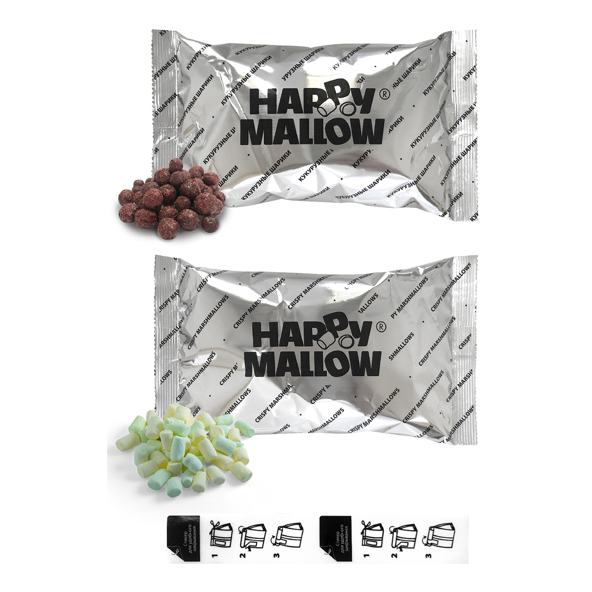 "HAPPY MALLOW" RICK AND MORTY Сухой завтрак с маршмеллоу 240 г HM-1-3 ...