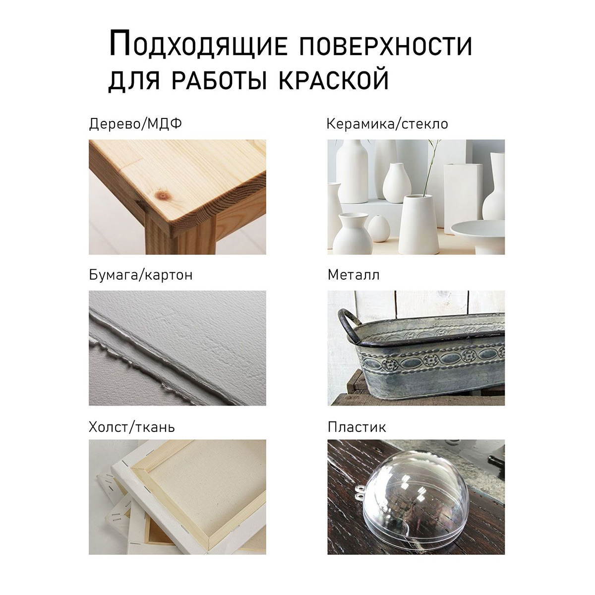 Краска акриловая "ТАИР" "Акрил-Хобби" 20 мл 303001 Белый купить за 89 ...